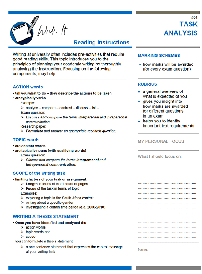 Write it – Tobie van Dyk